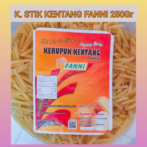 Jual Kerupuk Stik Kentang Potato Size L 250 Gram dan 100 Gram - 100 ...