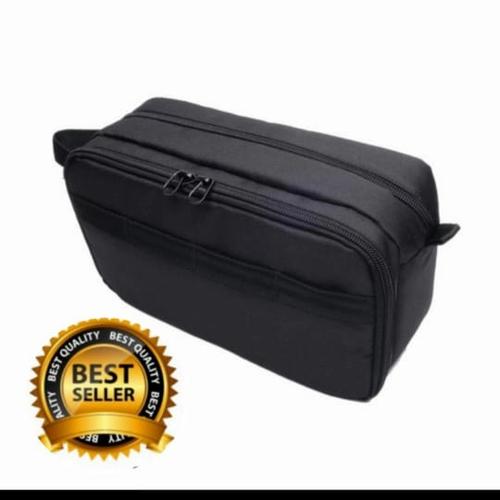 Jual Pouch hitam - trevel bag hand bag clutch dopp kit tas Tangan ...
