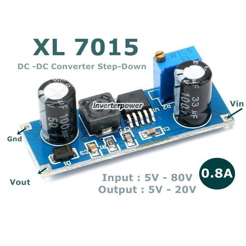Jual Modul XL7015 stepdown dc to dc adjustable step down modul - Kota ...