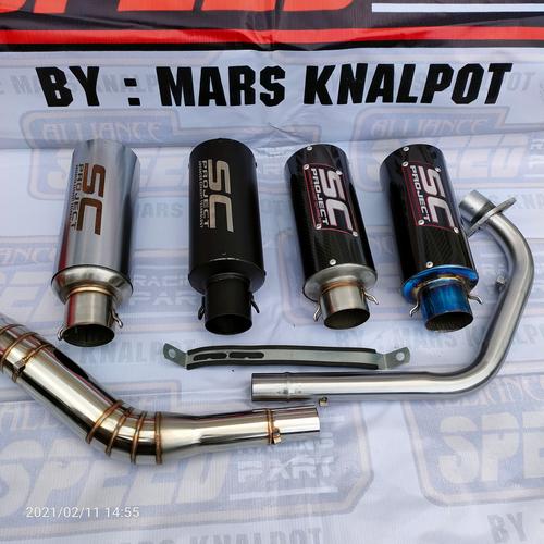 Jual Knalpot SC Project Vixion R15 GSX Satria Fu CBR CB150R Sonic Byson ...