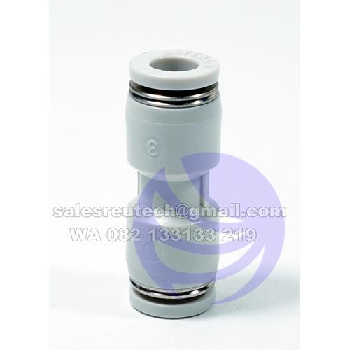 Jual Fitting 6mm AIRTAC PU6 6mm Straight Union - Kota Surabaya ...