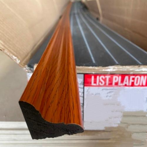 Jual lis plafon 1m plavon list pro kayu rumah 3 x 3 cm panjang 1 m ...