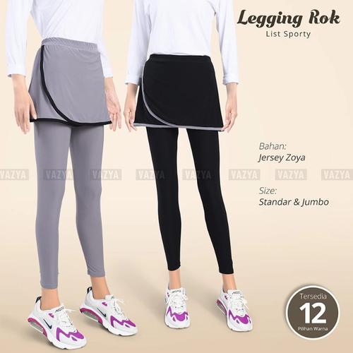 Jual Legging Rok Lis Sporty (Ukuran Standard dan Ukuran Jumbo) - Navy ...