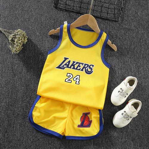 Jual Setelan baju Jersey basket anak kecil - Colorado - Kuning Lakers ...