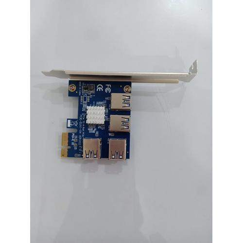 Jual Pcie Splitter x1 to 4 Pci-e Extender Vga Card 1 to 4 Mining Card ...