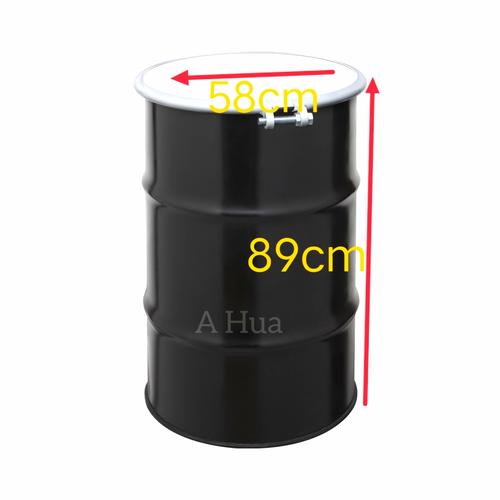 Jual Drum besi tutup lebar 200L kuat tebal awet&TERJANGKAU - tutup ...
