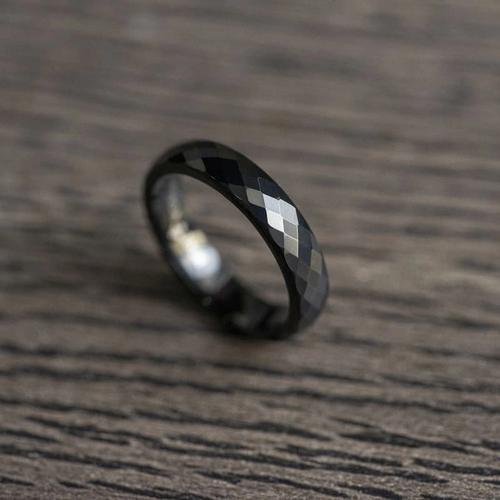 Promo Nine Worlds Ring cincin black zirconia 4mm gift wedding ...
