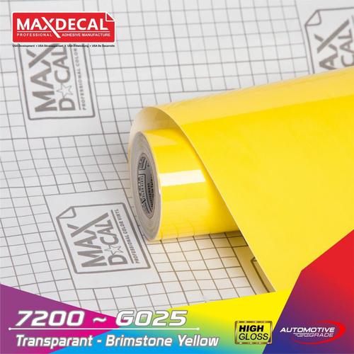Jual MAXDECAL 7200 025 Transparan Brimstone Yellow Sticker Transparan ...