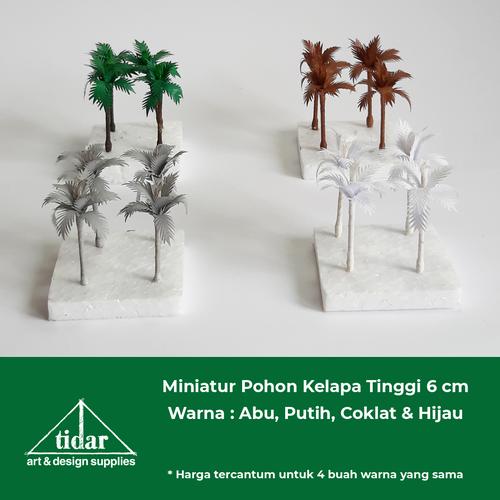 Jual MH - Miniatur Maket Pohon Kelapa Tinggi 6 cm / Coconut Tree - Kota ...