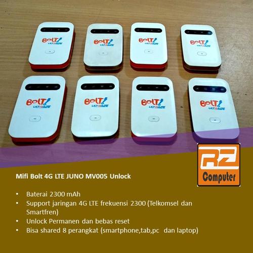 Jual Modem Wifi / Mifi Bolt 4G LTE JUNO MV003 Unlock - Kab. Grobogan ...