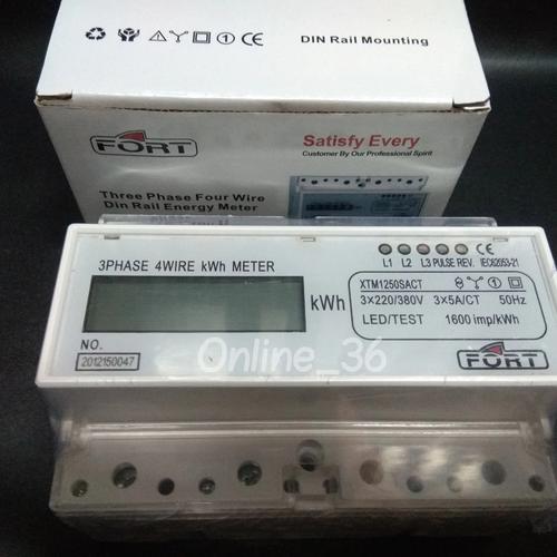 Jual kwh meter digital/kwh digital XTM1250SACT fort - Jakarta Pusat - Online-36 | Tokopedia