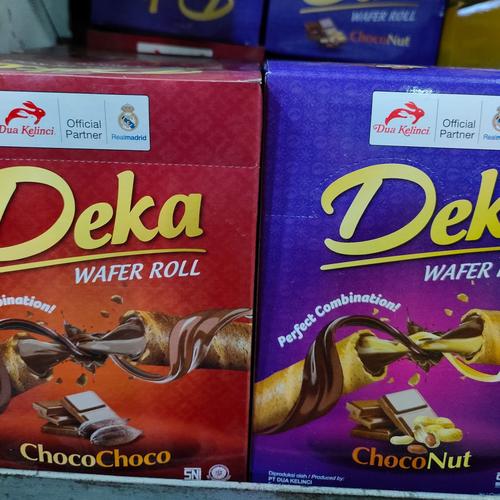 Jual deka wafer roll rasa coklat dan kacang - Coklat - Kota Medan ...