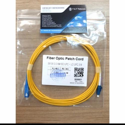 Jual Corning Patch cord sc lc 3m singlemode simplex G652D, 3mm - Jakarta Pusat - Fiber Store ...