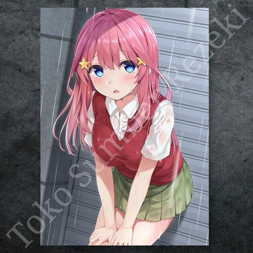 Jual Poster Figure Itsuki Nakano Rain Gotoubun Quintessential Paper ...