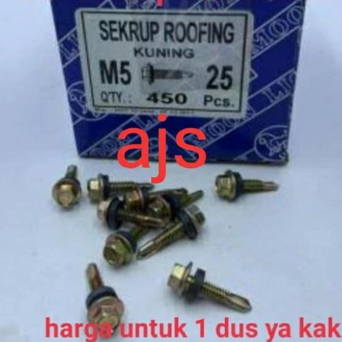 Jual BAUT ROFING M5X25 ( 2,5cm ) MOON LION PER DUS ISI 450PCS - Jakarta ...