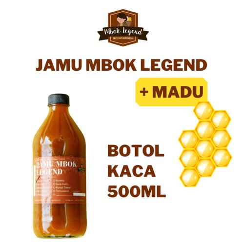 Jual Jamu Mbok Legend + MADU Botol Kaca 500 ml - Beras kencur - Jakarta ...