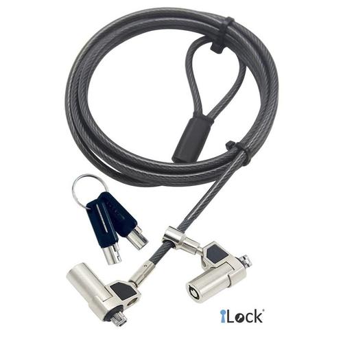 Jual iLock - 5pcs Twin Security Keyed Computer Lock - Supervisor Key ...