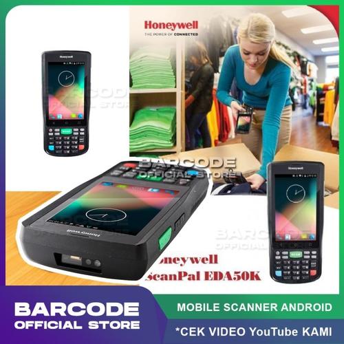 Promo SCANNER STOK OPNAME SCANPAL HONEYWELL EDA50K MOBILE ANDROID 1D 2D ...