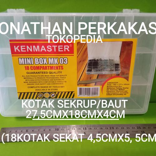 Jual kotak baut&sekrup/box sekrup &baut/tempat sekrup&baut/bh - Jakarta ...