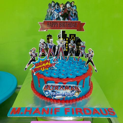Jual Topper Cake Ultraman - Kab. Sumedang - RAFANDA TOPPER CAKE | Tokopedia