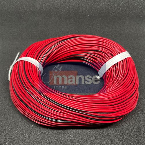 Jual Kabel Awg24 Double 2x18 Merah Hitam / Kabel Awg 24 2x18 0,12 50m ...