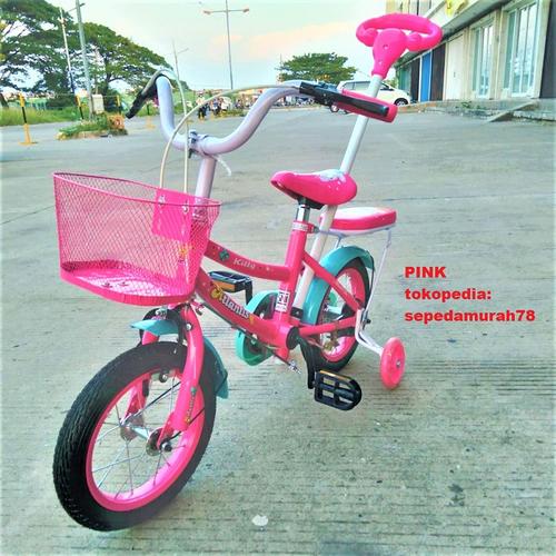 Jual OJOL Sepeda Mini Kitty Atlantis 12 inch stick stir ban pompa ...