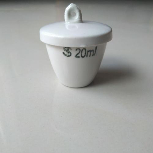 Promo cawan krusibel krus crucible porcelain porselen 20ml 20 ml 20cc ...