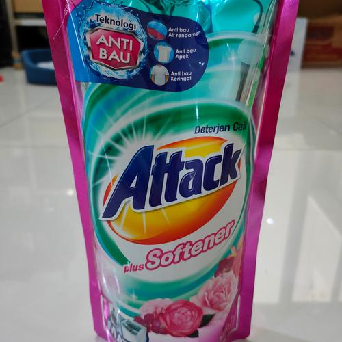 Jual Attack plus softener liquid detergent matic 800 ml - Kota Surabaya ...