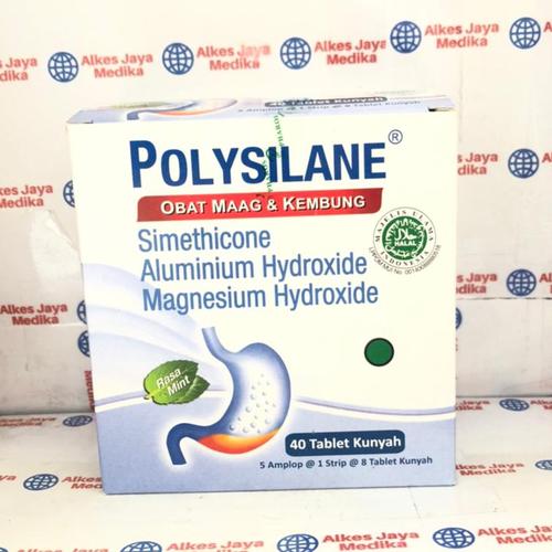 Jual Polysilane Box Isi 5 Strip @8 Tablet - Obat Maag - Kota Tangerang ...