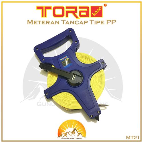 Jual Tora Meteran Tukang Bangunan Tancap Tanah Tipe PP 30 50 100 Meter ...