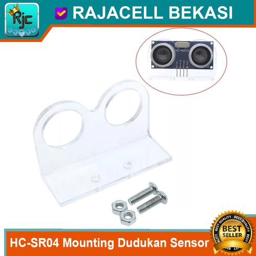 Jual Bracket Mounting Dudukan Sensor Ultrasonic Holder HC-SR04 Acrylic ...