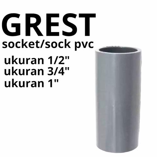 Jual Sock 1/2 inch-Socket-Sambungan pipa pvc Grest - Jakarta Barat ...