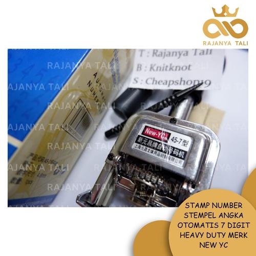 Jual STAMP NUMBER STEMPEL ANGKA OTOMATIS 7 DIGIT HEAVY DUTY MERK NEW YC ...