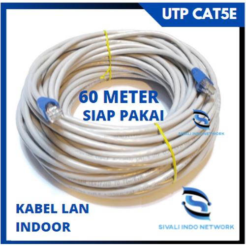 Jual 60 METER SPECTRA KABEL LAN UTP CAT5E SIAP PAKAI - 60M SPECTRA ...