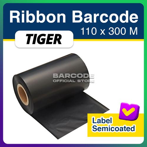 Jual Ribbon Barcode Wax Premium 110mm x 300M Printer Label Cetak Stiker ...