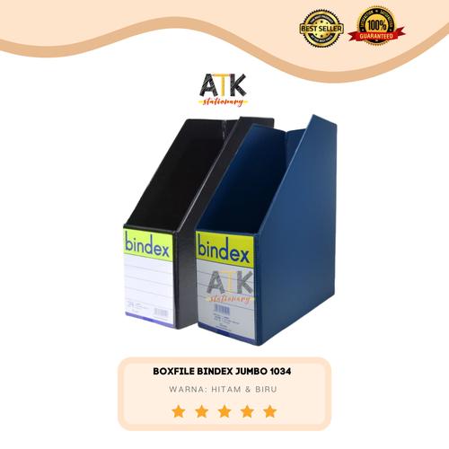 Jual Boxfile Bindex Jumbo Folio 1034 Hitam/Biru atk - Hitam - Jakarta ...