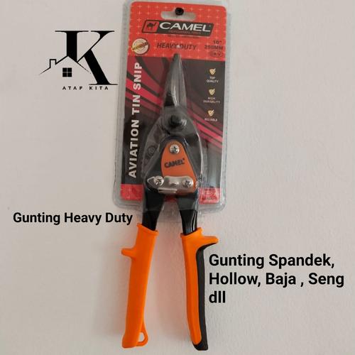 Jual Gunting Baja / Camel 10 inch / Gunting Hollow / Gunting Heavy Duty ...