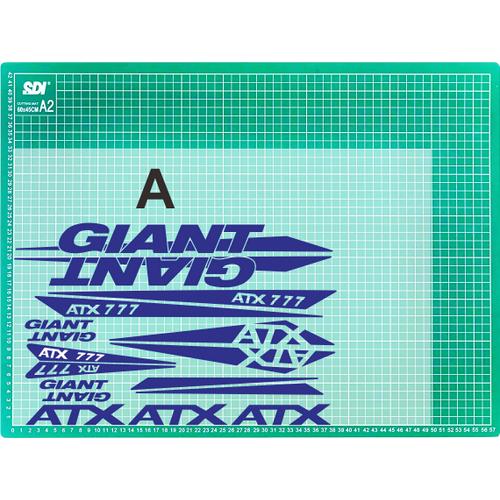 Jual cutting stiker sticker sepeda giant atx - ATX 777, Putih - Kab ...