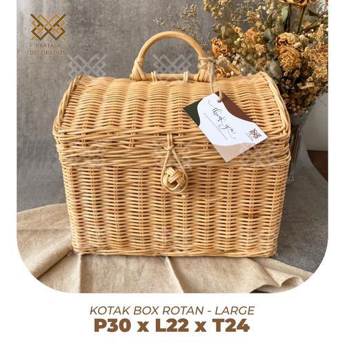 Jual KOTAK BOX ROTAN UKURAN BESAR BUATAN UMKM INDONESIA PRATALA ...