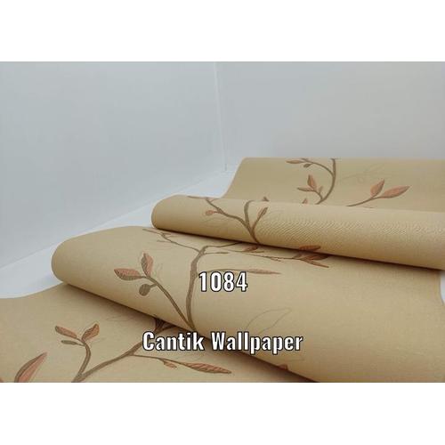 Jual Wallpaper Dinding Bunga Daun Ranting Cream Coklat Dv 1084 1083 ...