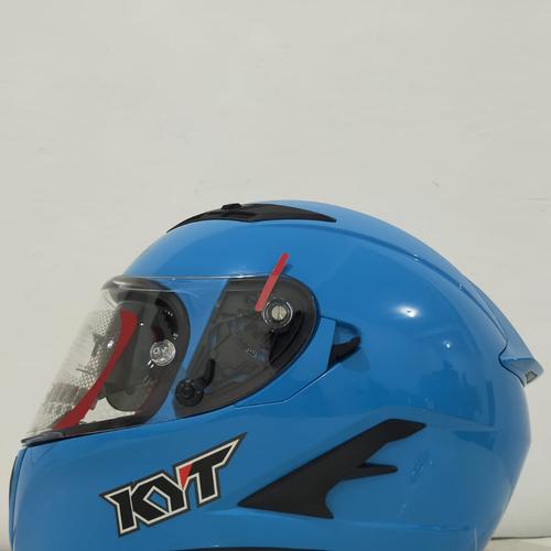 Jual Helm KYT Falcon FR Solid Sky Blue - Kab. Malang - gphelmet | Tokopedia