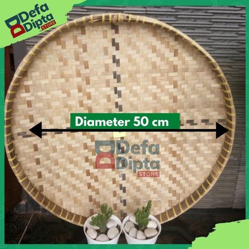 Jual Tampah Bambu Sedang Diameter 50 cm / Nyiru Tempeh Nampah Tampah ...