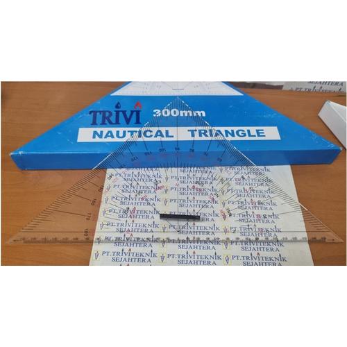 Jual segitiga navigasi peta kapal mistar, nautical triangle ...