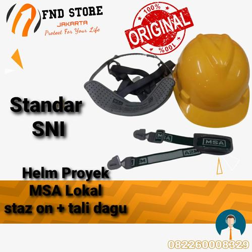 Jual Helm Proyek SNI MSA LokaL Original - Putih - Jakarta Barat ...