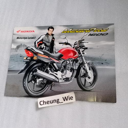 Jual Poster Jadul Antik Brosur Honda Megapro Primus 1600 - Kab. Langkat ...