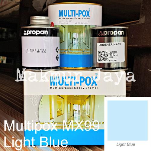 Jual Multipox MX99 Light Blue Biru Propan Cat Epoxy 1L MX-99 - Jakarta ...