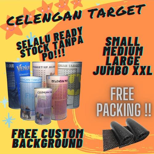 Jual CELENGAN TARGET VIRAL CUSTOM DESAIN SENDIRI - JUMBO XXL, TARGET ...