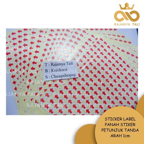 Jual STICKER LABEL PANAH STIKER PETUNJUK TANDA ARAH 1cm - Jakarta Barat ...