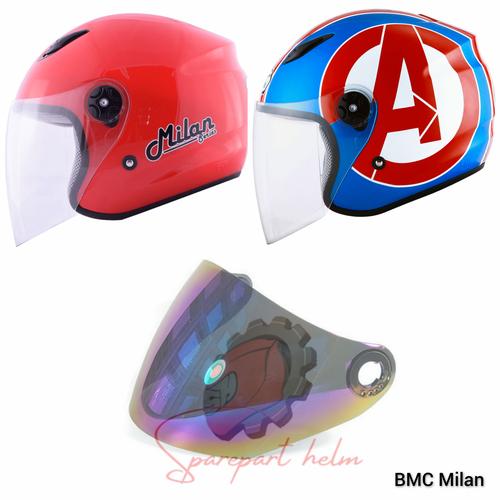 Promo Kaca helm BMC Milan Visor helm BMC Milan - Rainbow - Kota Bekasi ...