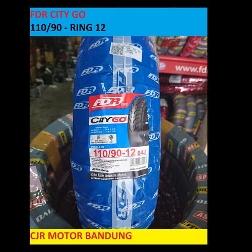 Jual FDR City Go 110/90 ring 12 Ban Motor Scooter Retro New Scoopy ...